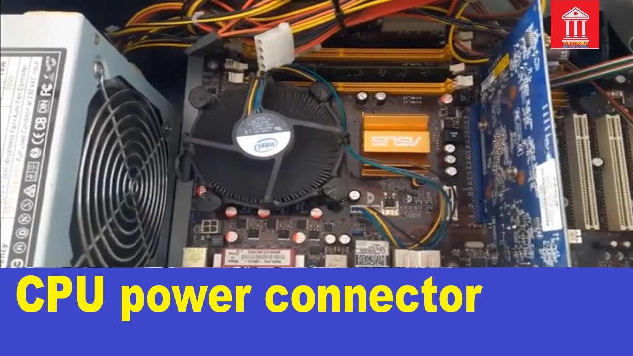 CPU power connector - YouTube