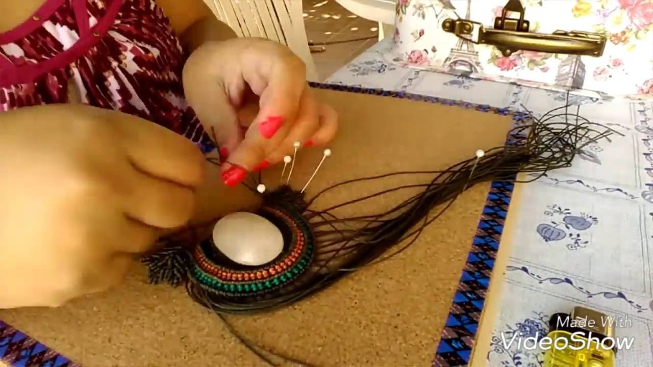 COLLAR DE MACRAME - YouTube