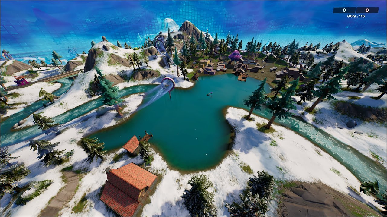 Fortnite Swim in Icy water Quest Guide - YouTube
