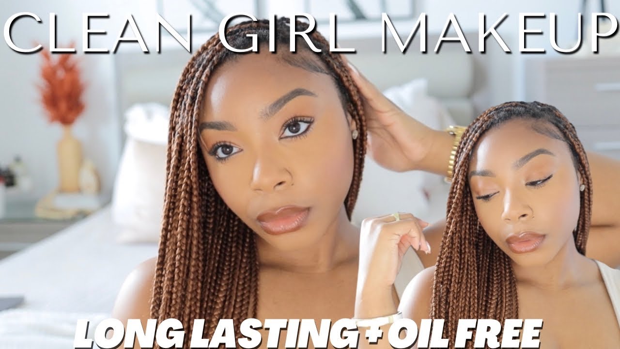 MY CLEAN GIRL MAKEUP TUTORIAL *For Beginners* STEP BY STEP OILY SKIN ...