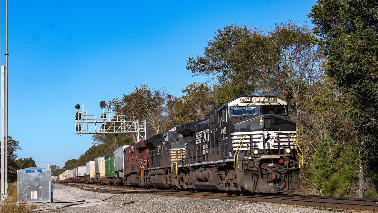 NS October Tuesday Railfanning at CP RPM in Greer with Lehigh Valley trailing on NS 24X 10/22/24 ...