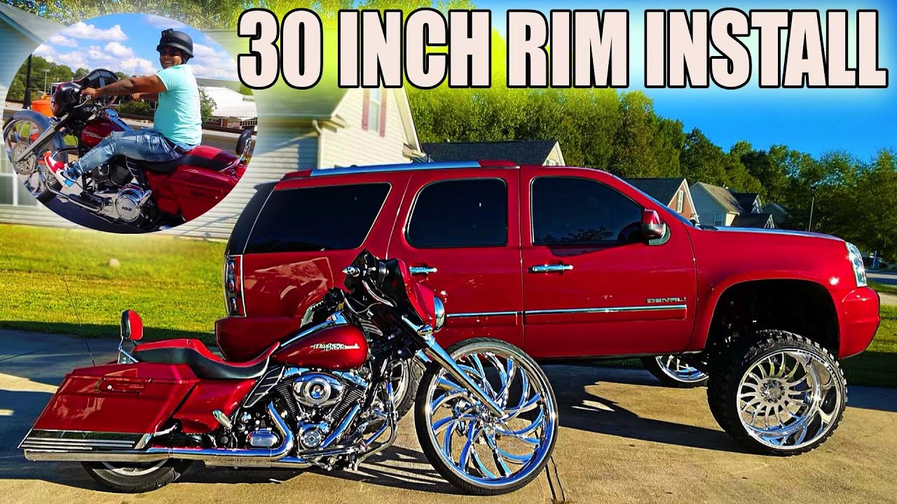 I INSTALLED A 30 INCH WHEEL ON MY HARLEY *STREET GLIDE* | UPDATE ON ...