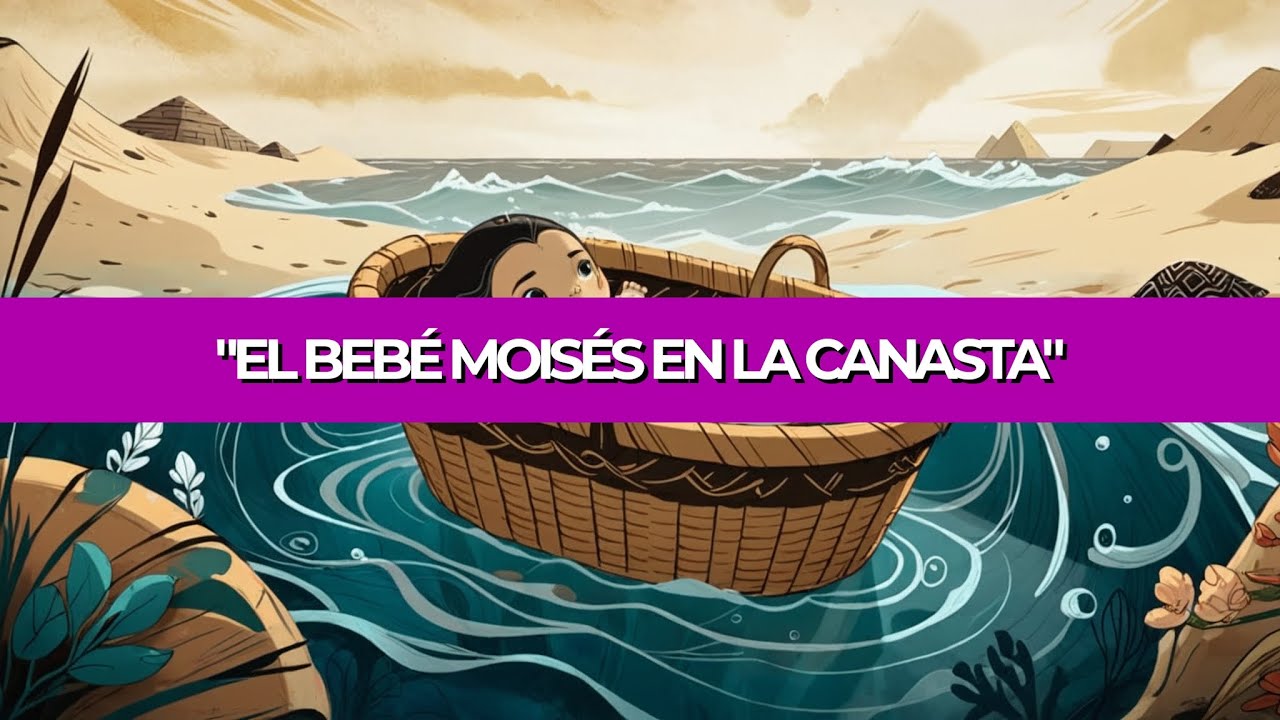 👶 El bebé Moisés en la canasta - YouTube
