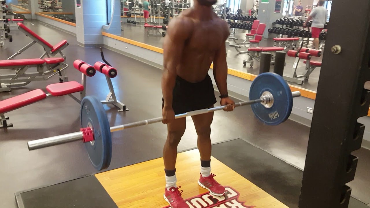Stiff leg deadlifts - YouTube