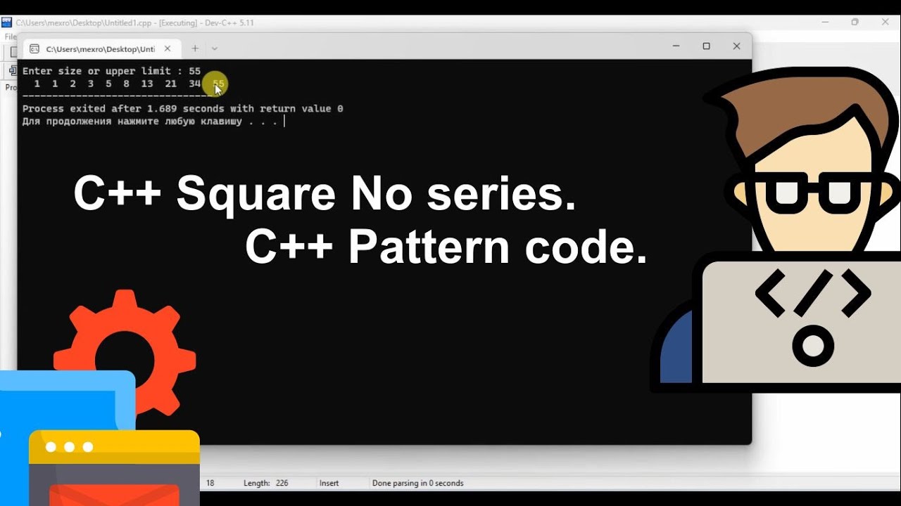 C Square No Series C Pattern Code YouTube C Square No Series C Pattern Code YouTube