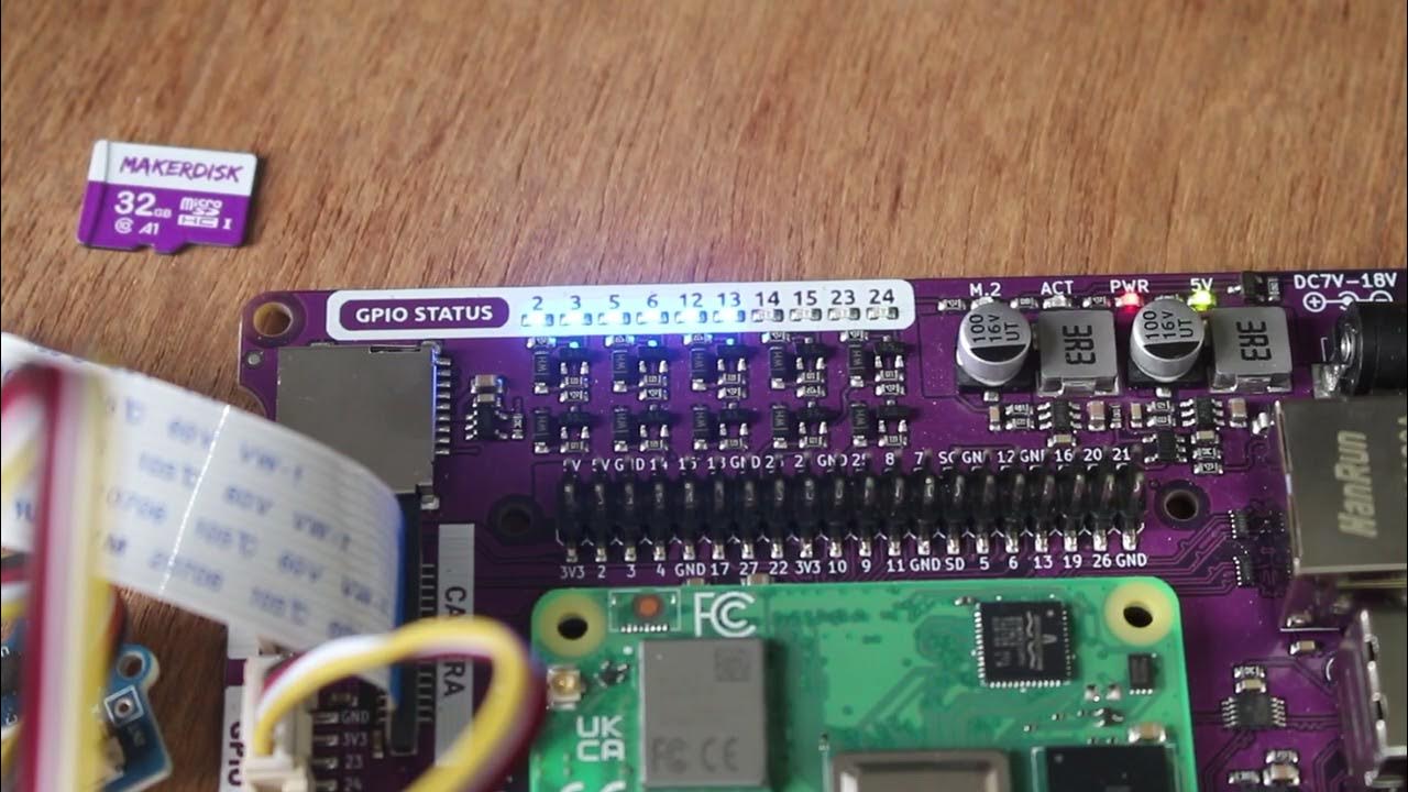 CM4 Maker - GPIO LEDs demo - YouTube