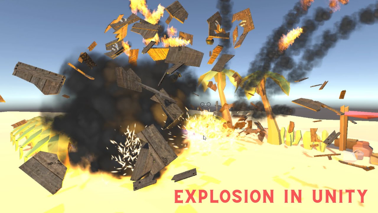 Explosion in Unity - YouTube
