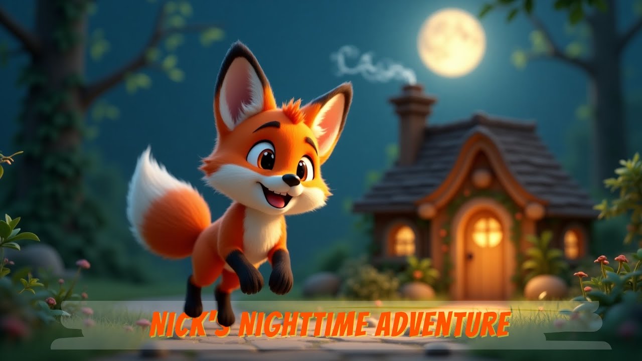 Nick's Nighttime Adventure | A Lost Fox Finds His Way Home | Fairy ...