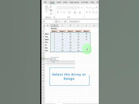 Quickly Move Data into Single Column with TOCOL (in 365) #excel #exceltips - YouTube