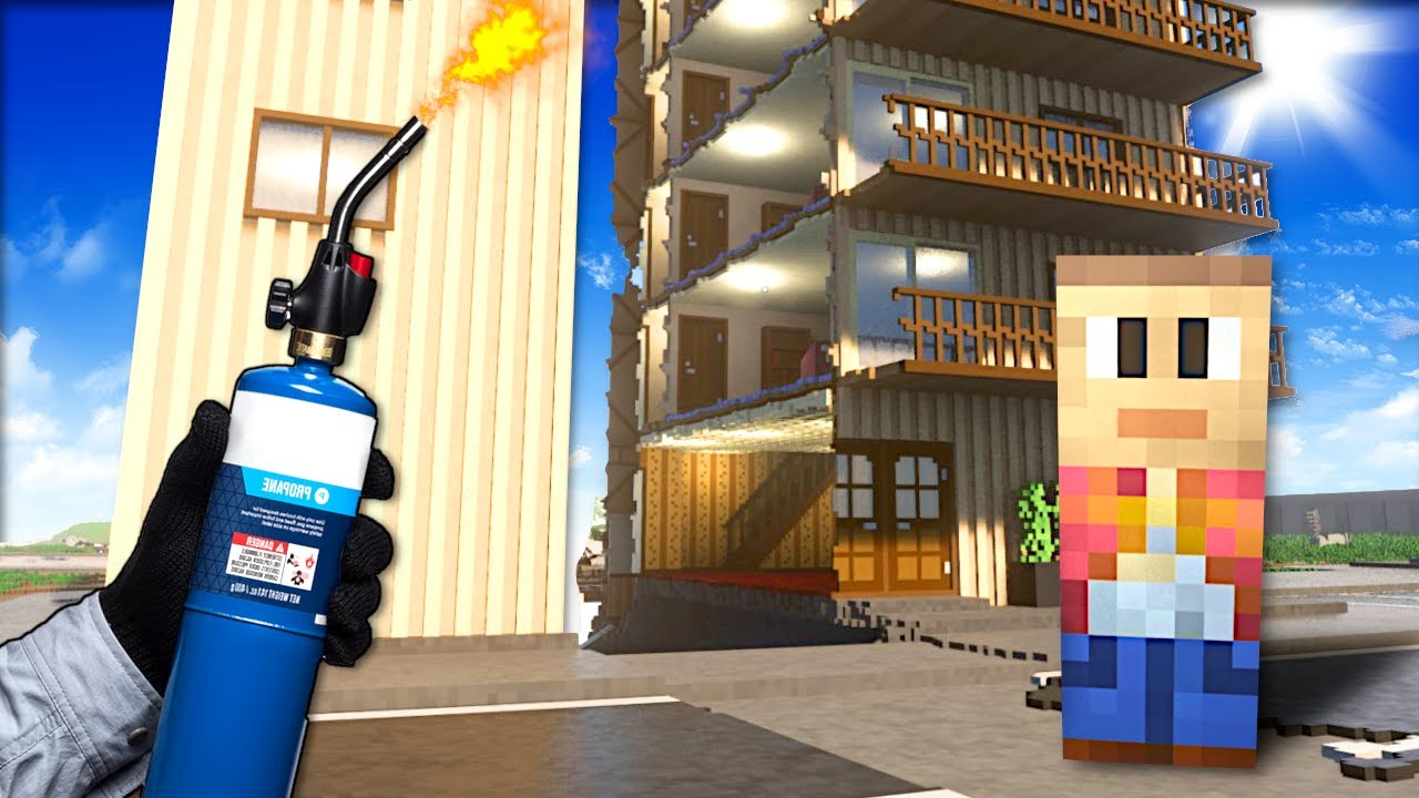 I CUT MY FRIENDS HOUSE IN HALF.. (Teardown Multiplayer) - YouTube