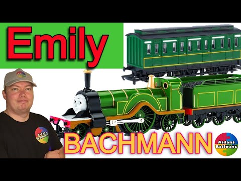 Bachmann ttte Emily model great northern locomotive and coaches - YouTube