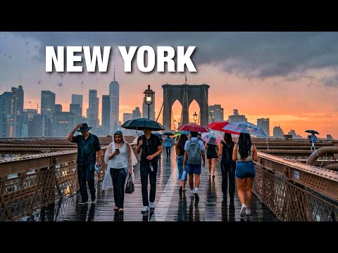 New York City LIVE Rainy Brooklyn to Manhattan on Tuesday (September 1, 2026)