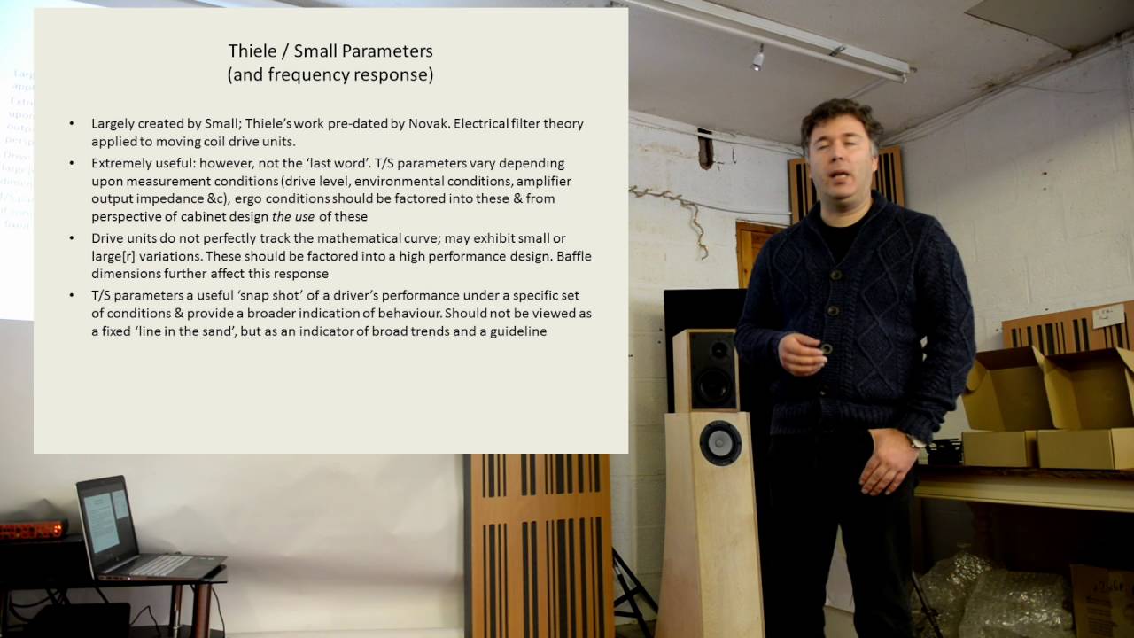 Dr. Scott Lindgren talking speaker enclosure design (part 1) - YouTube
