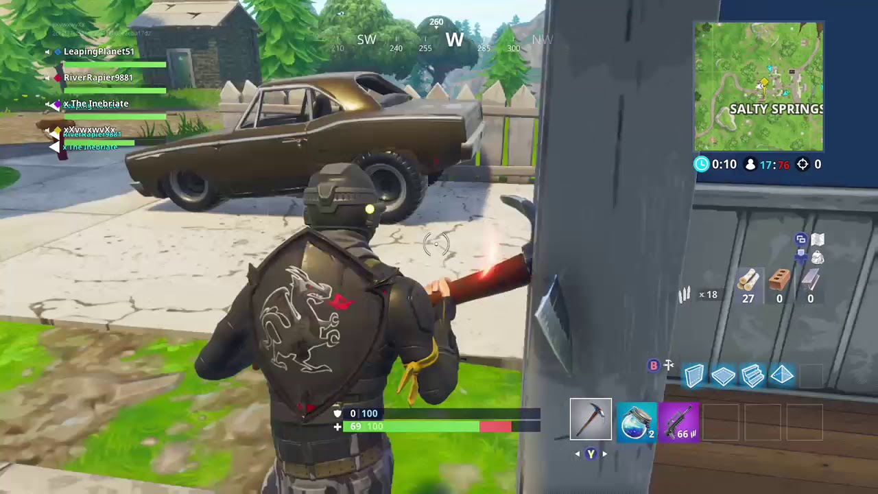 Fortnite Battle Royale Invisible Man - YouTube