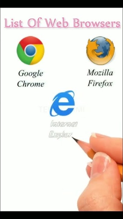 List of Web Browsers - YouTube