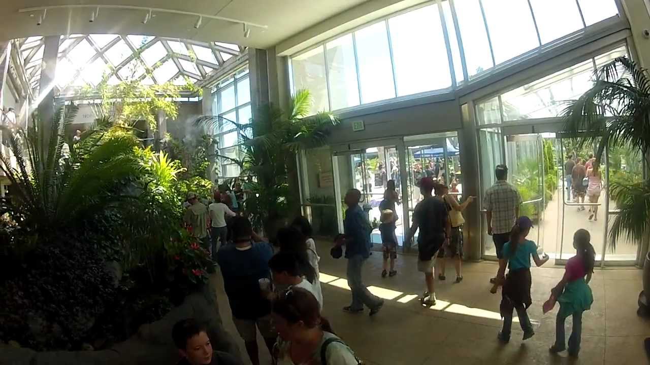 Denver Botanic Gardens Entrance into Atrium - YouTube
