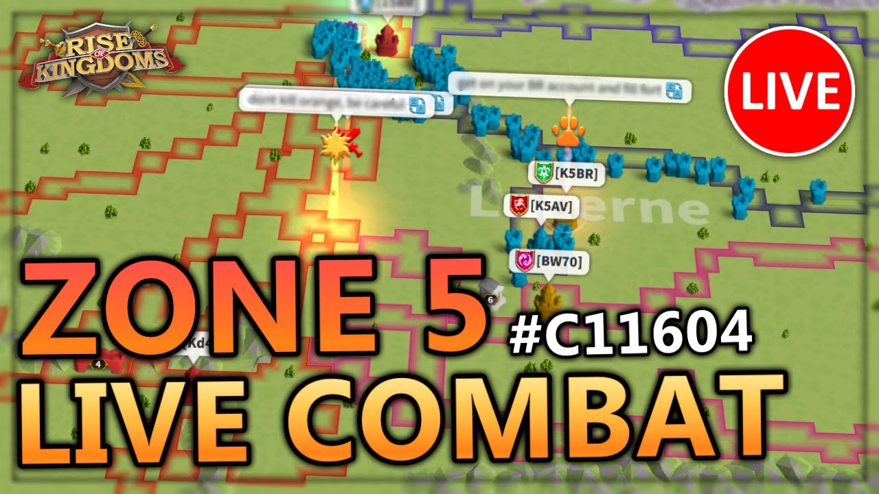 🔴 ZONE 5 OUVERTE ! FIGHT 2 CONTRE 2 (KVK HA) | RISE OF KINGDOMS FR ...
