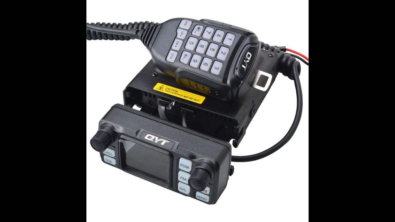 Radio QYT KT-5000 VHF/UHF panel desmontable 25W - YouTube