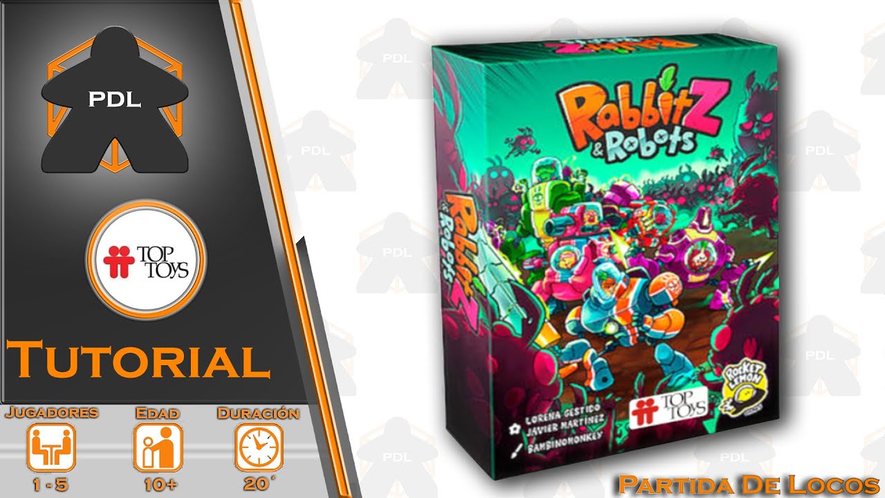 RabbitZ & Robots | Tutorial + Modo Solitario | Top Toys | Rocket Lemon ...