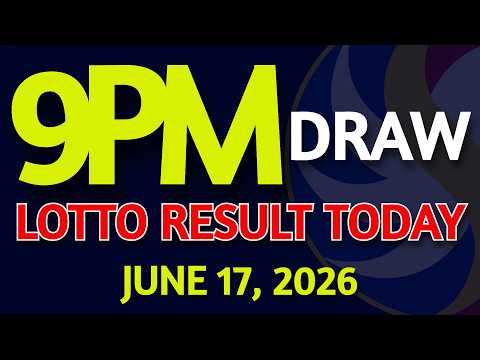 Lotto Result Today 9pm draw June 17, 2026 Wednesday PCSO