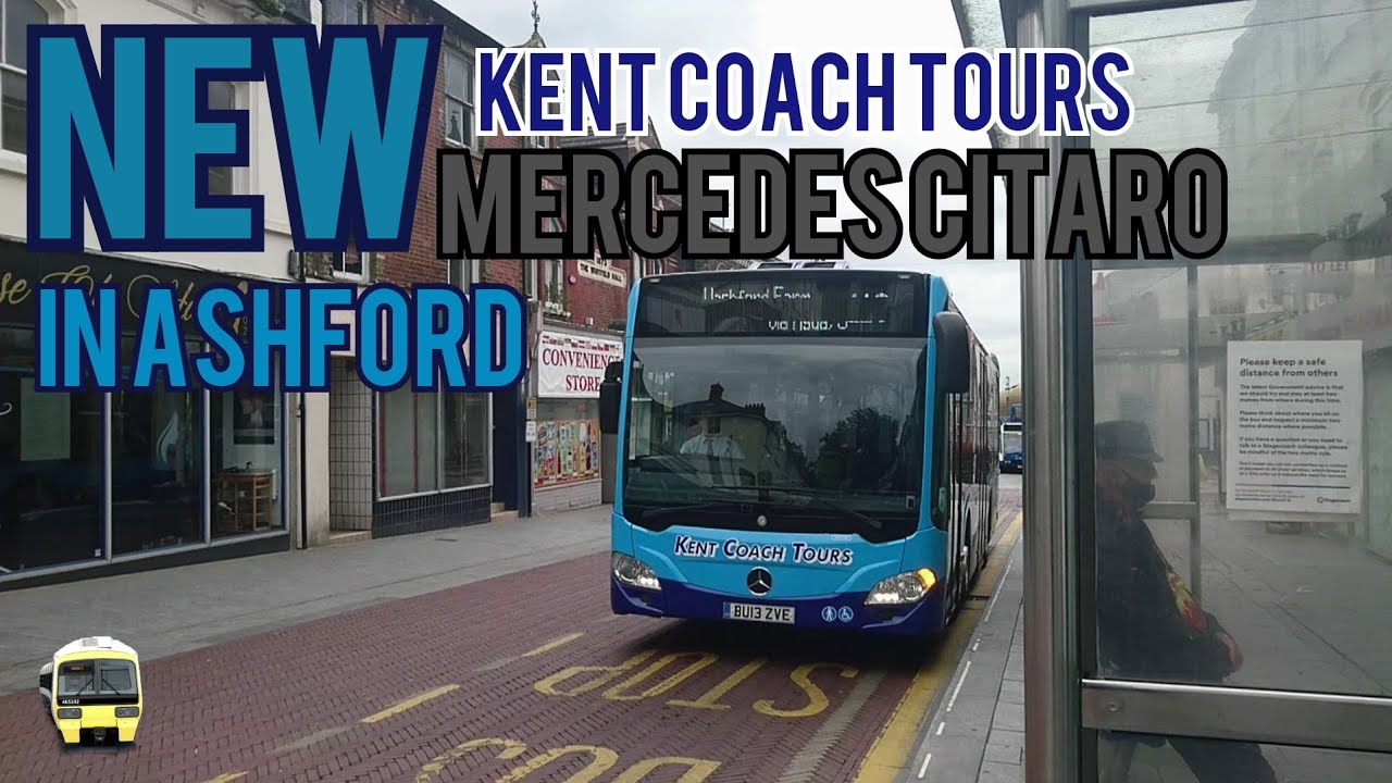 NEW!!! Kent Coach Tours Mercedes Citaro in Ashford - YouTube