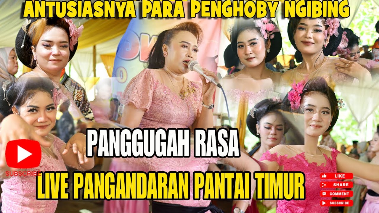 SEMUA IKUT BERJOGET!!ACARA HAJAT LAUT PANTAI PANGANDARAN SANGAT MERIAH,!!,LIVE PANGGUGAH RASA ...