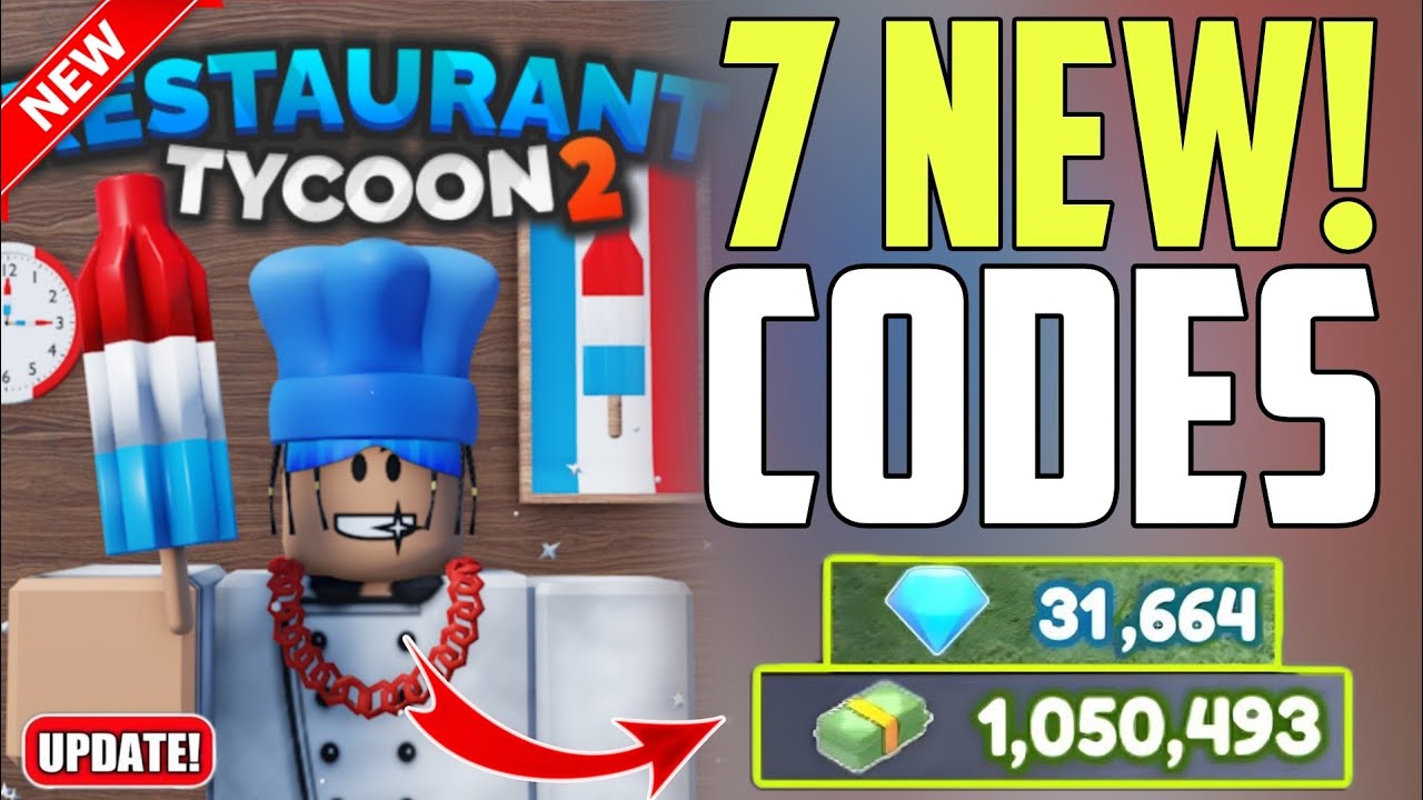 Ice Pop RESTAURANT TYCOON 2 CODES - ROBLOX RESTAURANT TYCOON 2 ...