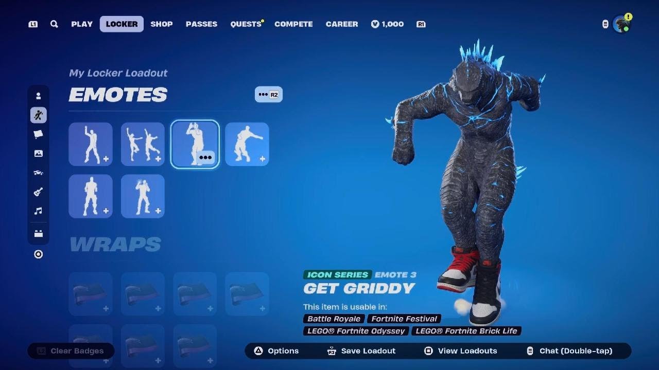 Godzilla hitting the griddy with his new J's - YouTube
