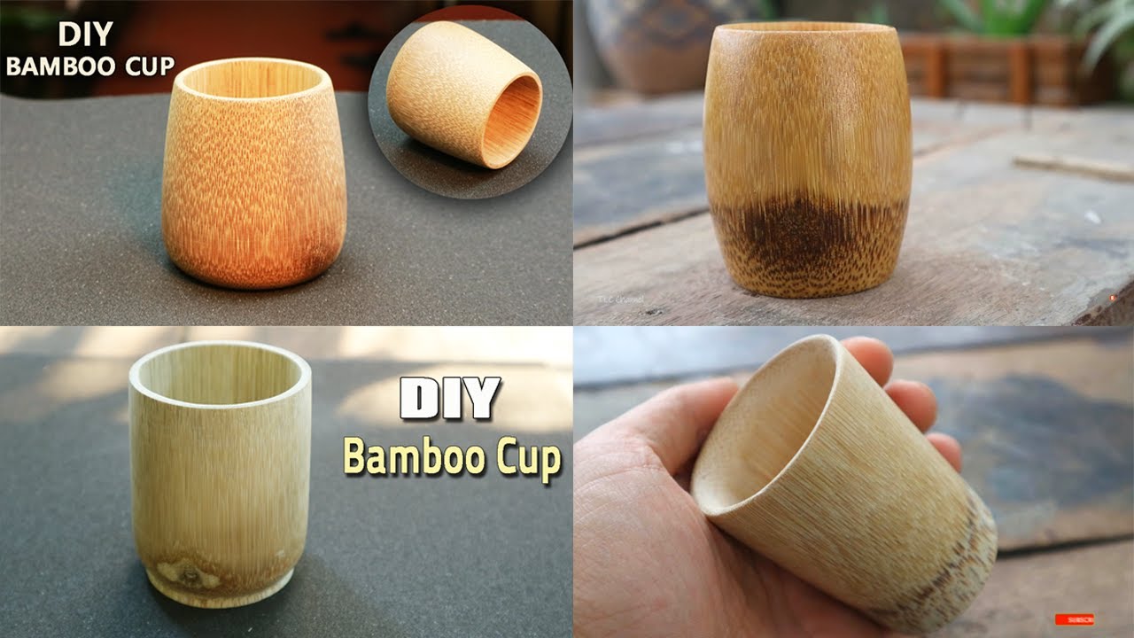 Top 4 Bamboo Cups beautiful environmentally friendly | Bamboo craft ...