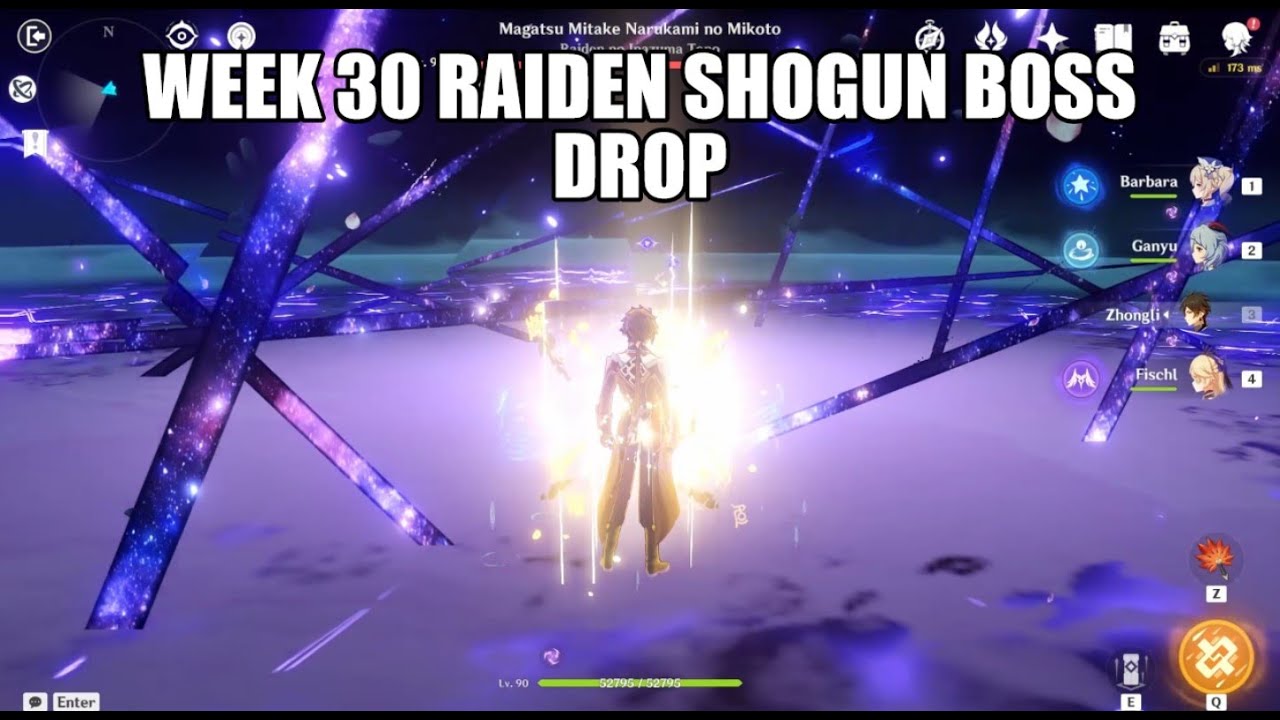 Week 30 Raiden Shogun Boss Drop | Genshin Impact - YouTube