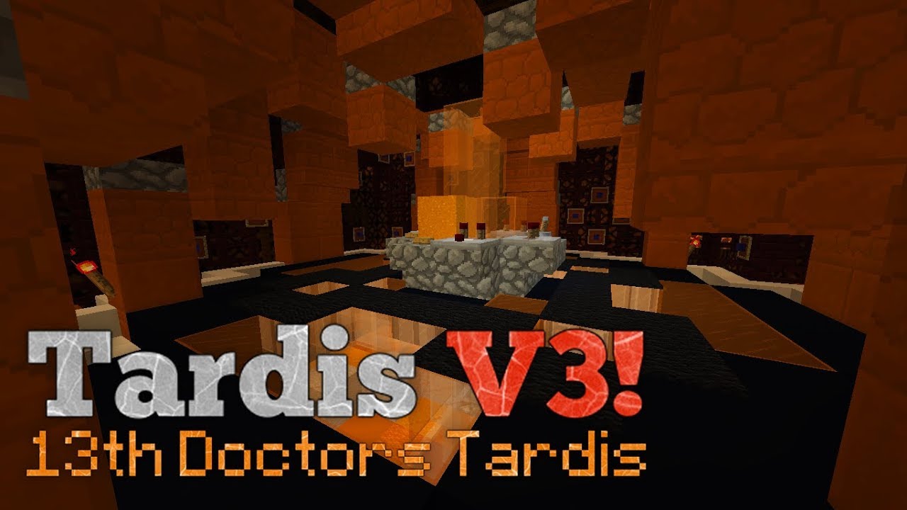 Minecraft: Tardis V3 Update 1 - 13th Doctors Console Room - YouTube