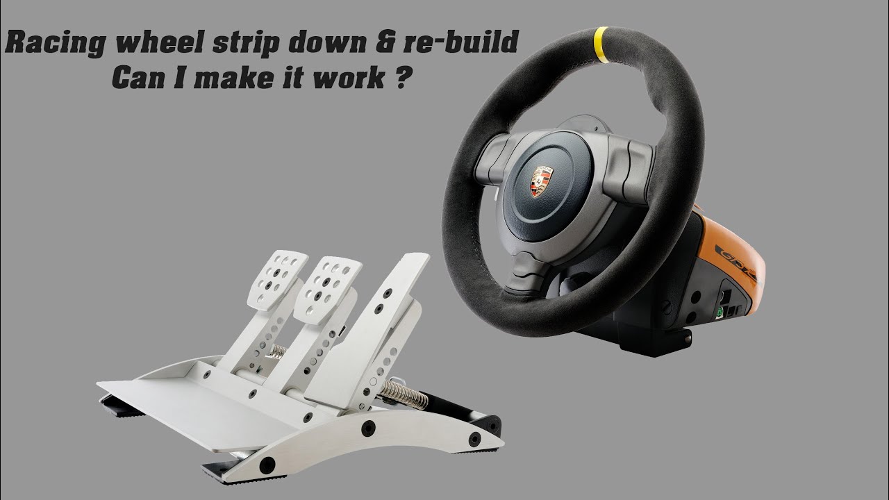 Racing wheel strip down & re-build. Can I make it work again? - YouTube