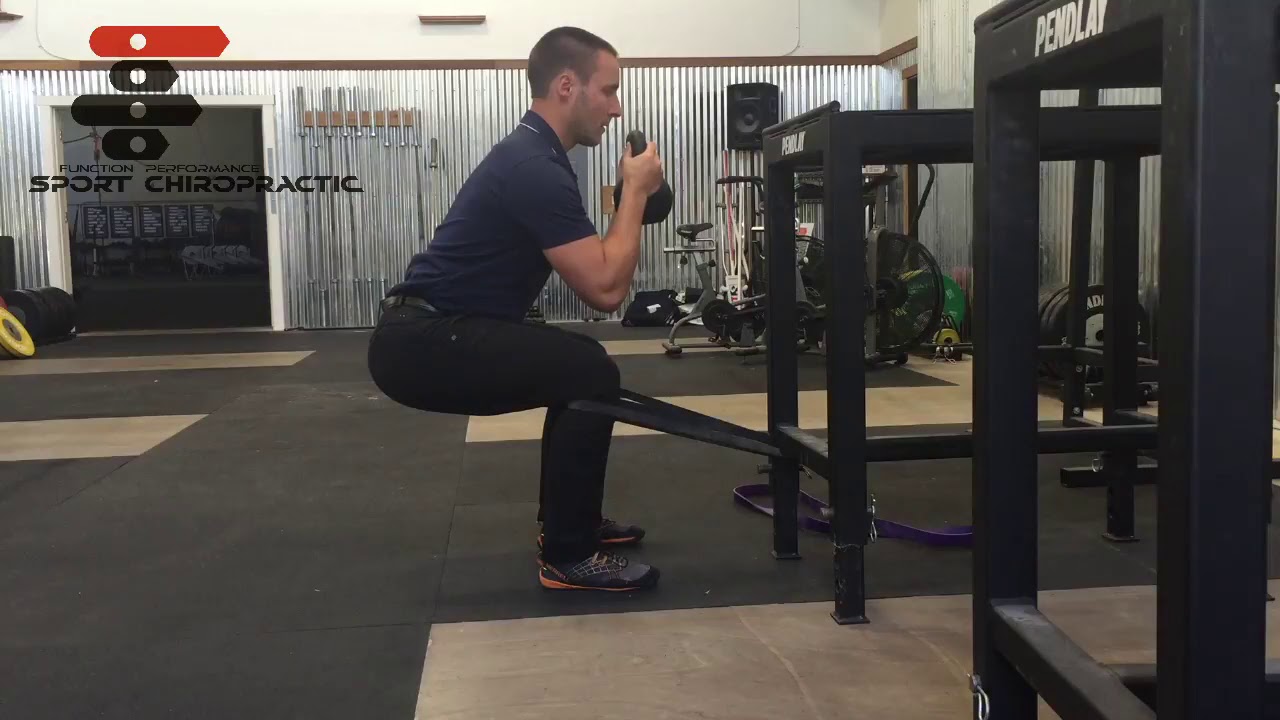 Knee Pain Relief! Banded Squat Isometric Holds - YouTube