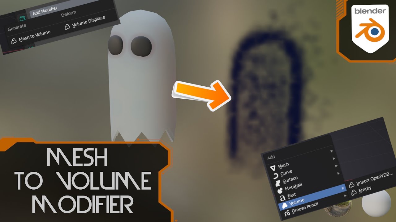 Crear Fantasma en Blender(Mesh to Volume) - Consejos Rápidos - YouTube