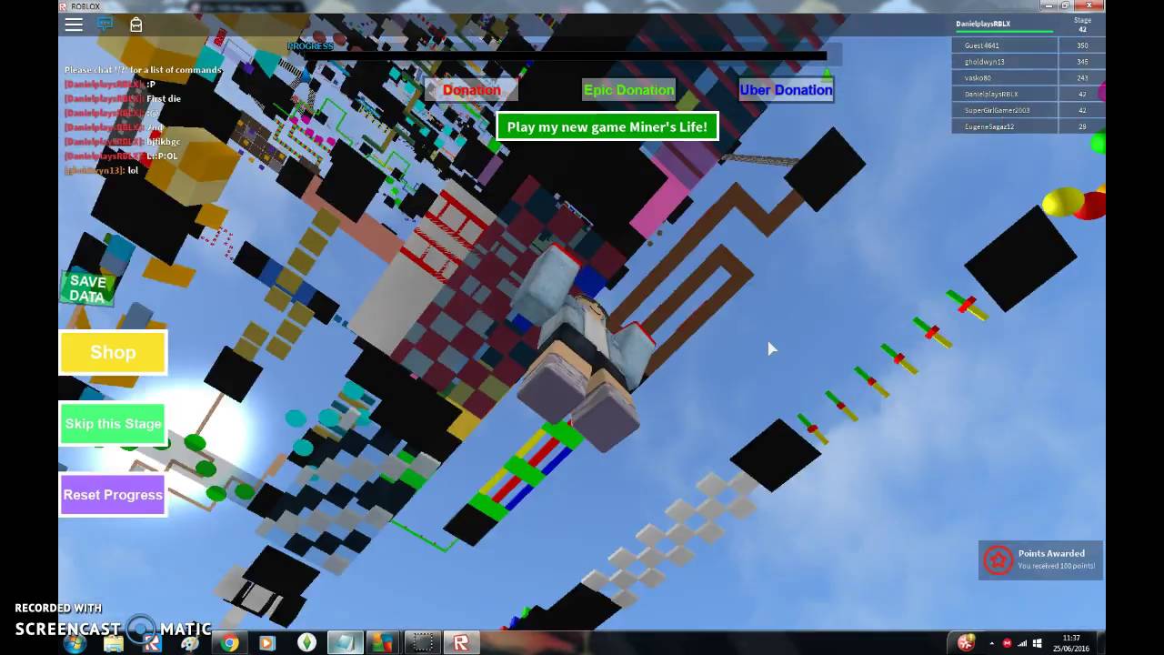 Mega fun obby levels 1-30 30-40 40-50 and 50-60 - YouTube