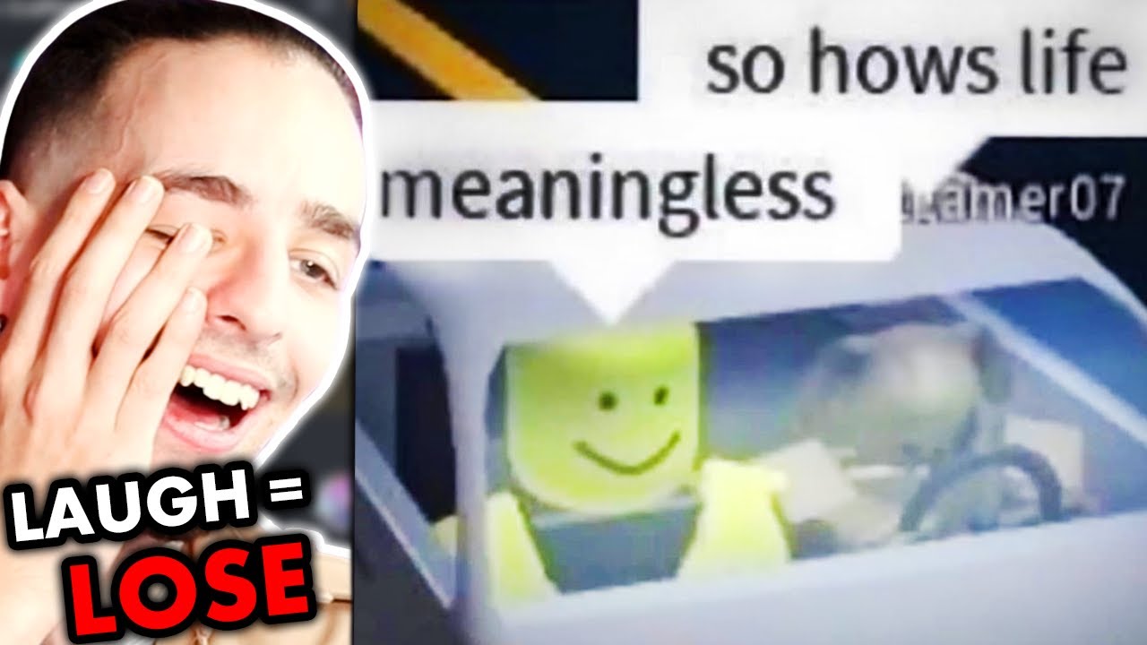 Try Not To Laugh: ROBLOX MEMES EDITION - YouTube