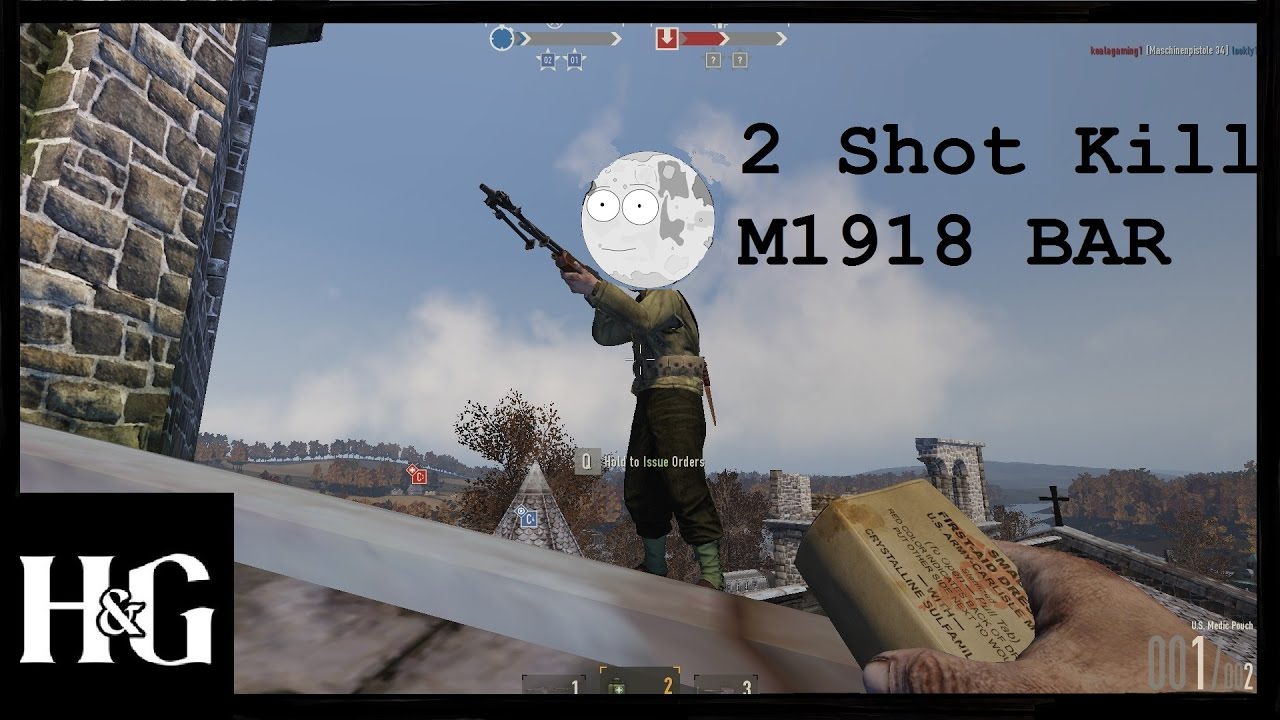 2 Shot Kill BAR M1918 (H&G) - YouTube