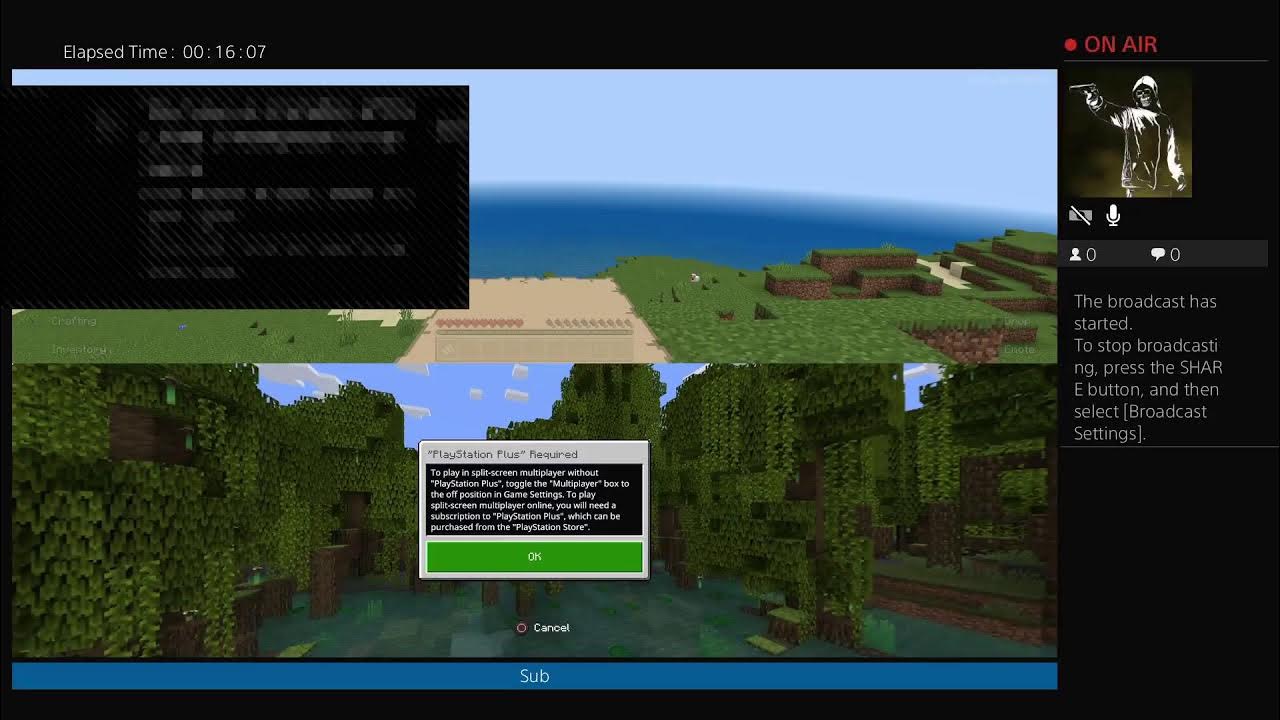 Split screen mc - YouTube