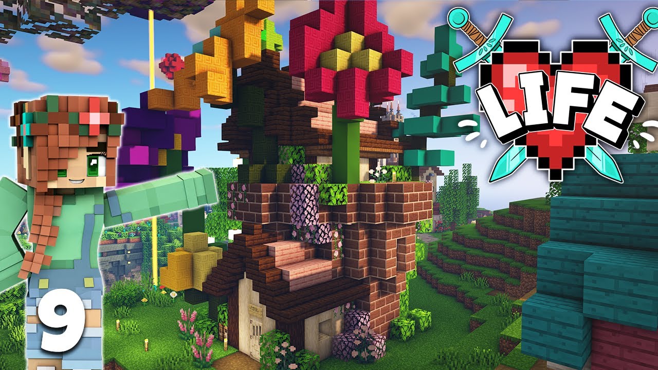 X Life: Flower Shop at Spawn! Minecraft Modded SMP [Episode 9] - YouTube