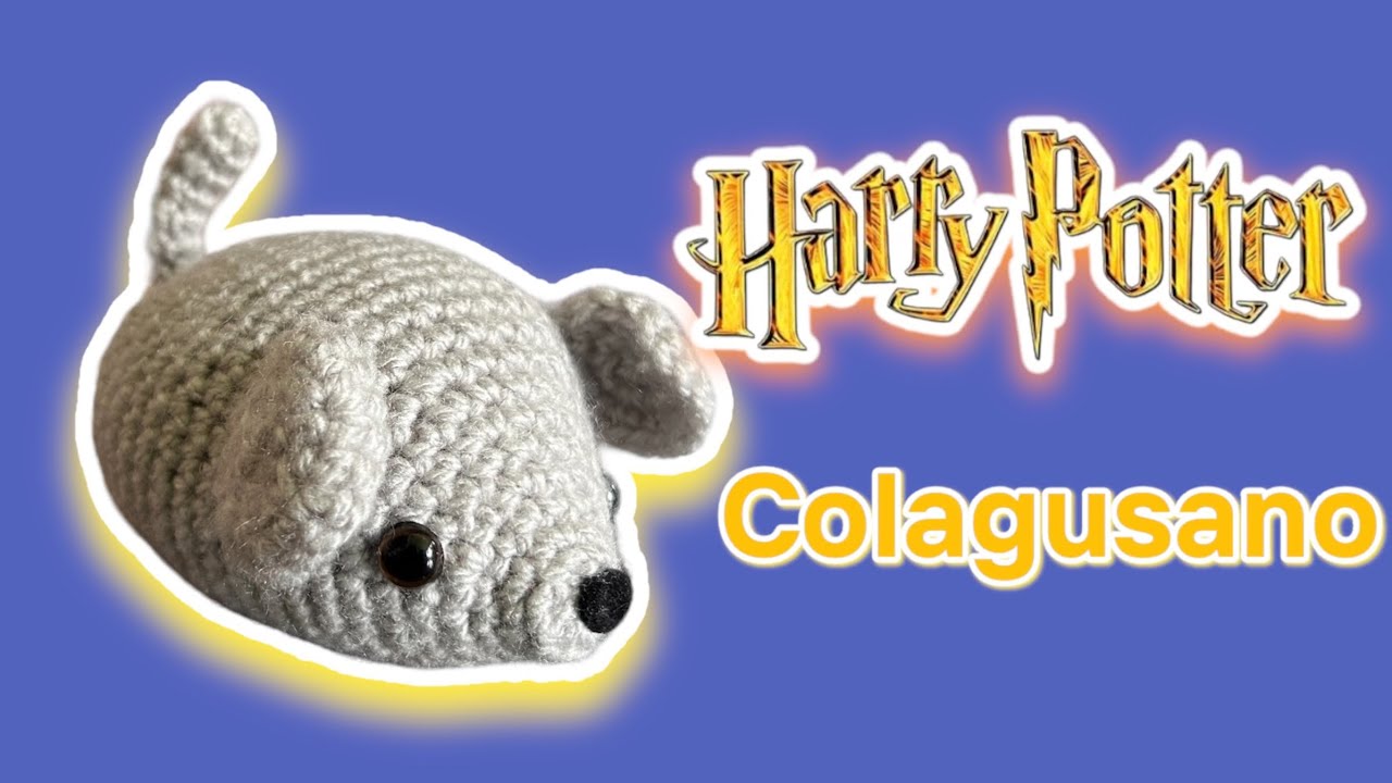 Colagusano Peter Petrigrew #harrypotter paso a paso tutorial #amigurumi ...
