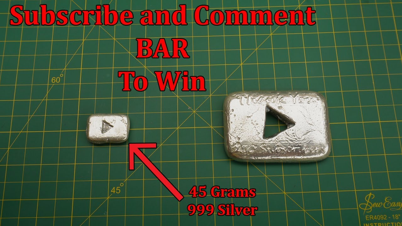 New Contest: Win a 200 Subscriber Silver Bar! - YouTube