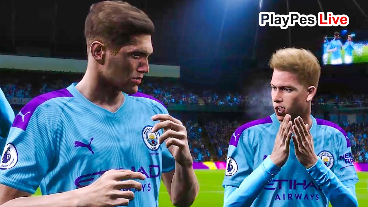 PES 2020 - Manchester City vs Leicester City - Full Match & Goals ...
