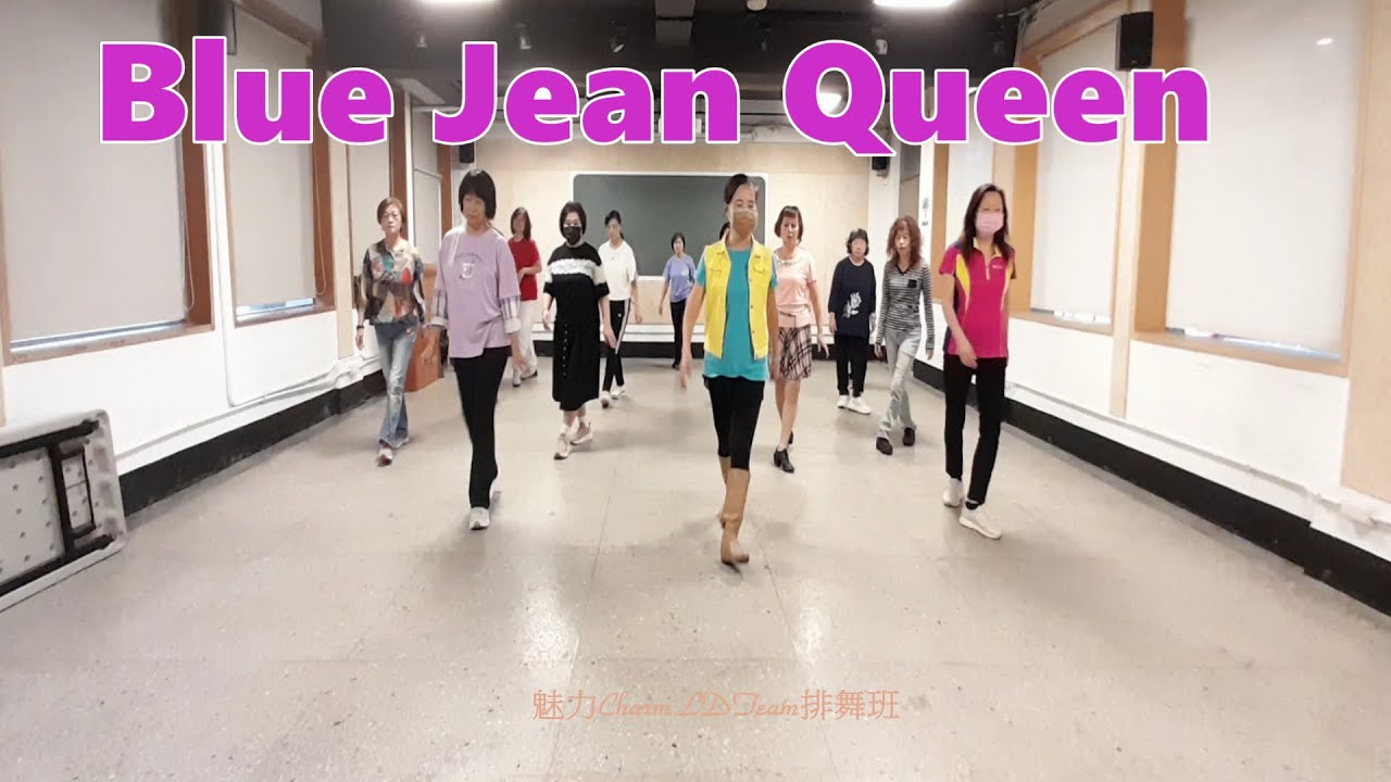 Blue Jean Queen - Line Dance (Improver) - YouTube