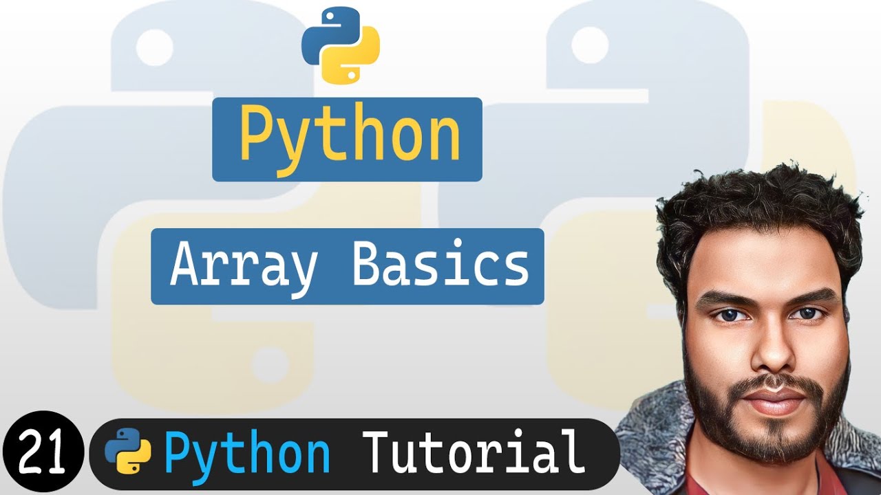 21 Arrays In Python Python Tutorial Youtube 4900