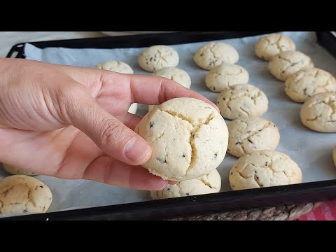 😋Bu kurabiyeler ağzınızda eriyor 💯hızlı ,kolay ve az malzemeli #kurabiye