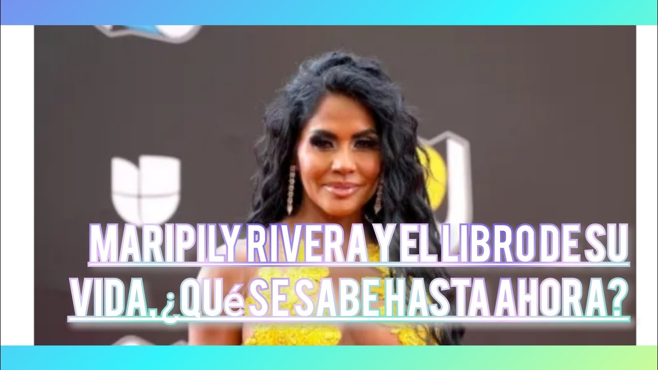 Maripily Rivera y el libro de su vida, ¿qué se sabe hasta ahora?💙💚 ...