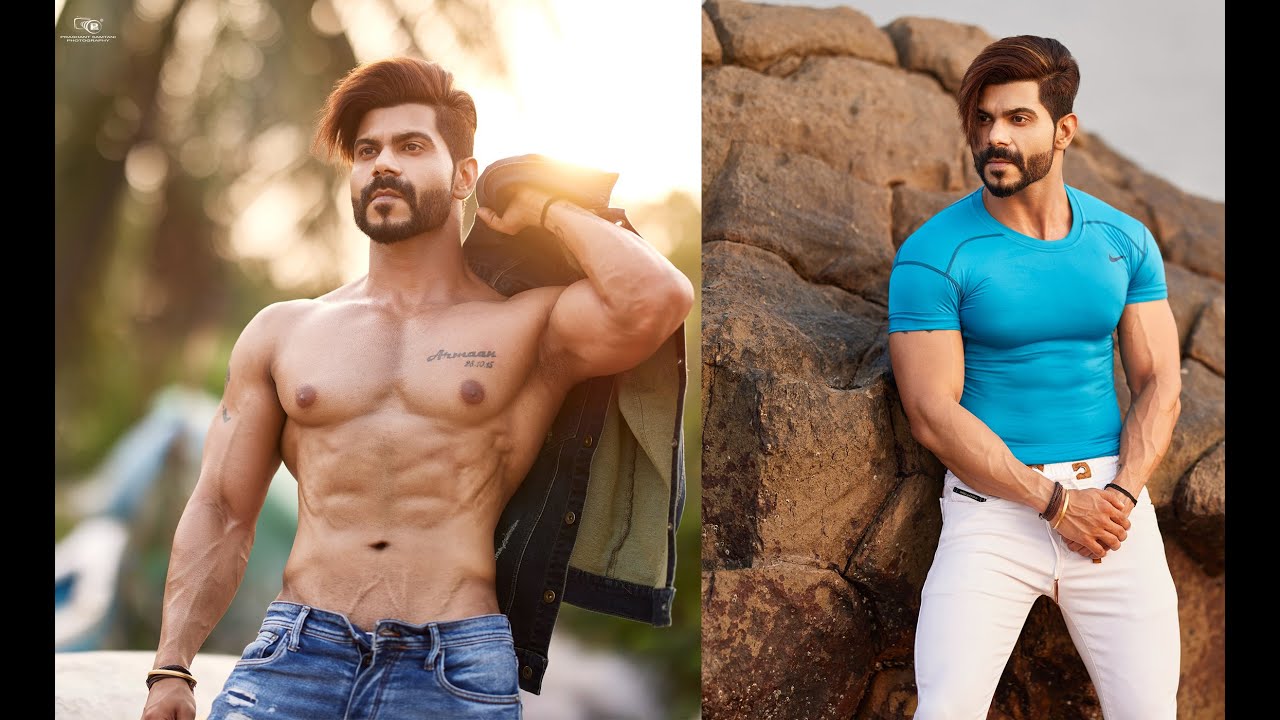 Hot Indian Male Model Ankur Beach shoot BTS by Prashant Samtani ...
