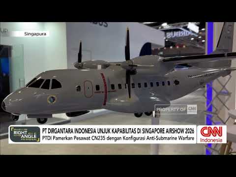 PT Dirgantara Indonesia Unjuk Kapabilitas di Singapore Airshow 2026 - Right Angle