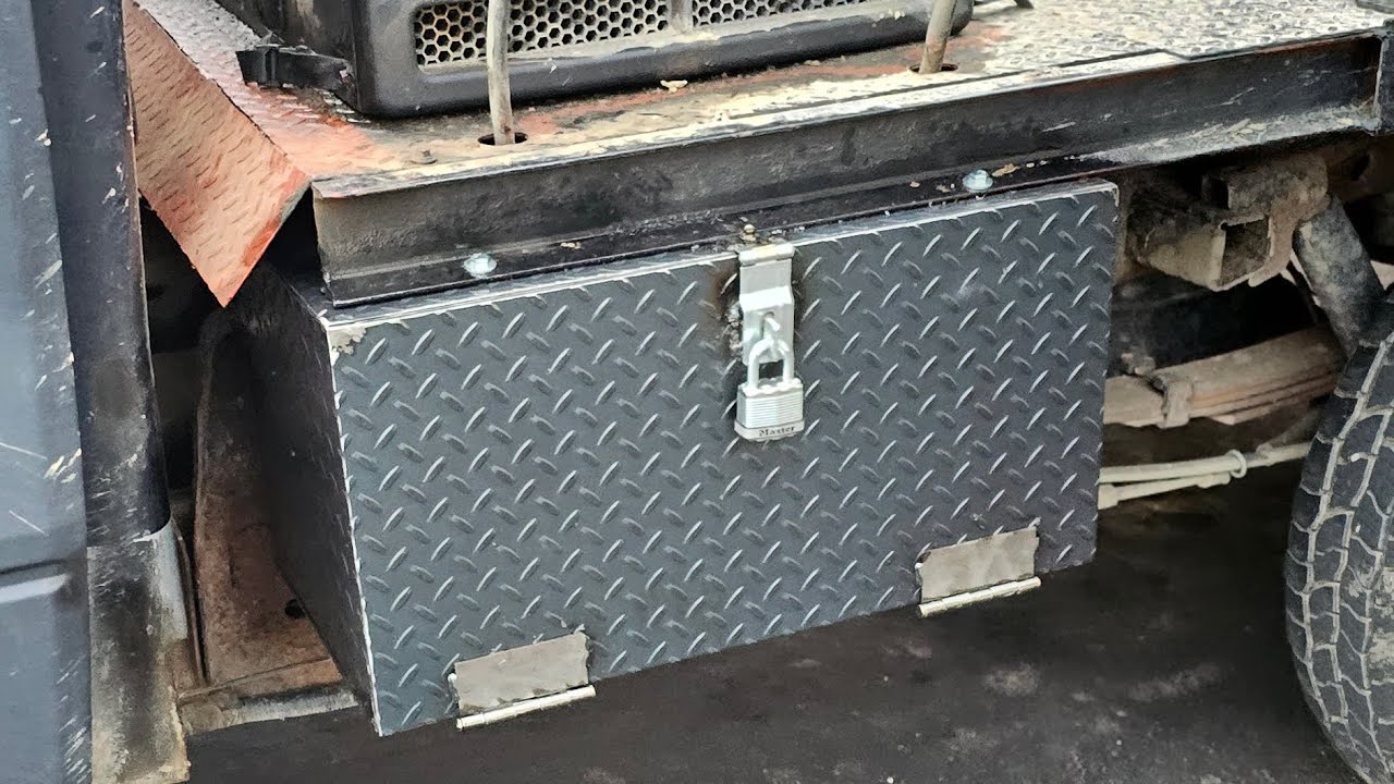 DIY Underbody Truck Tool Box! - YouTube