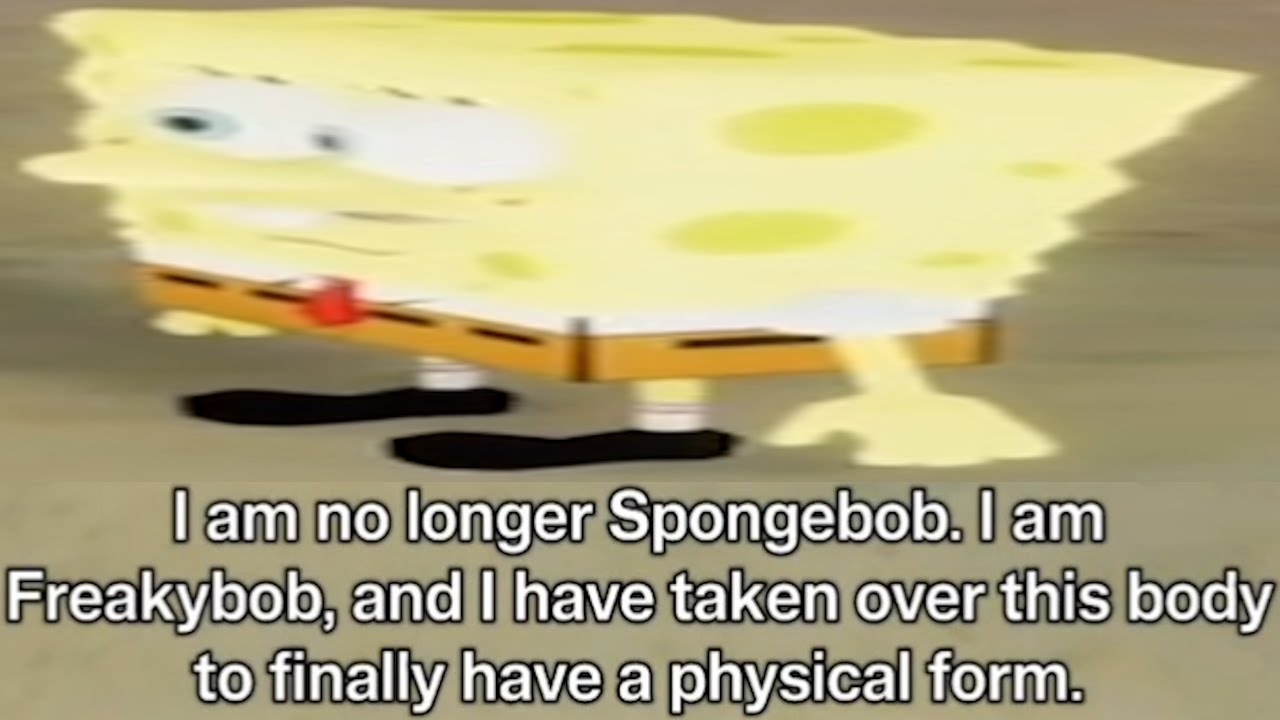 Freakybob takes over (AI Sponge Rehydrated Clip) - YouTube